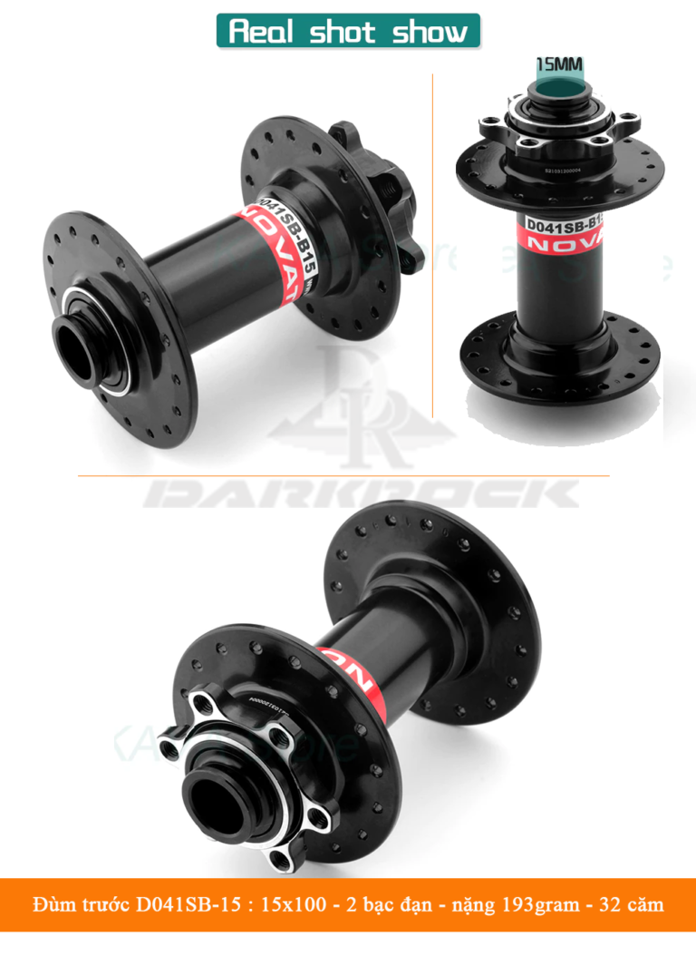 Novatec D041SB-D442SB 15x100/12x142 Cối HG 32c - Xe đạp