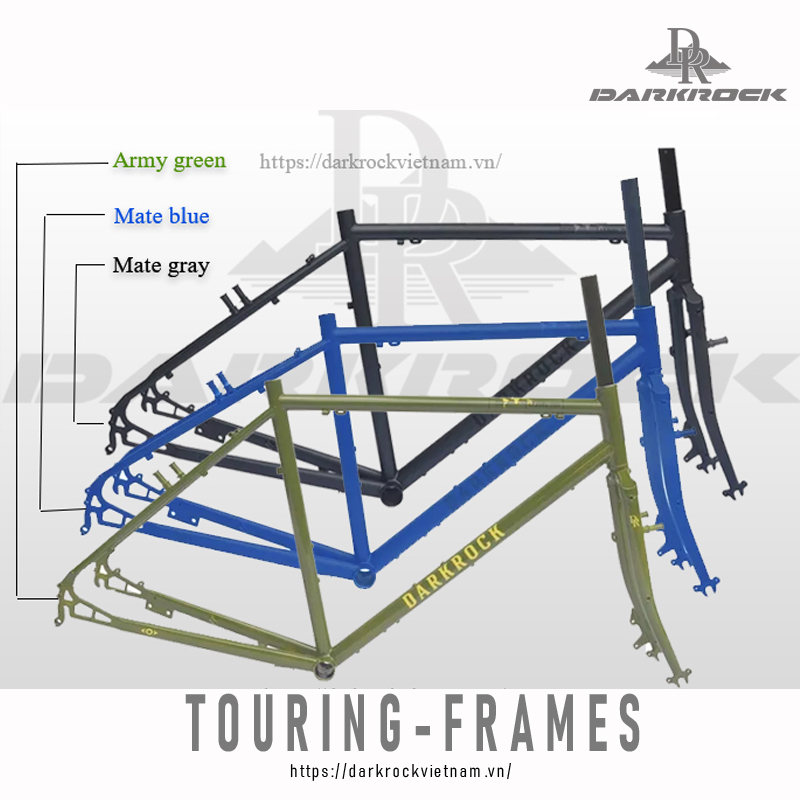 DARKROCK(DR) Super Travel Touring Frame - Xe đạp