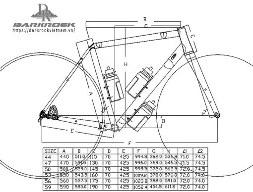 Seaboard GR02 gravel bike - Xe đạp