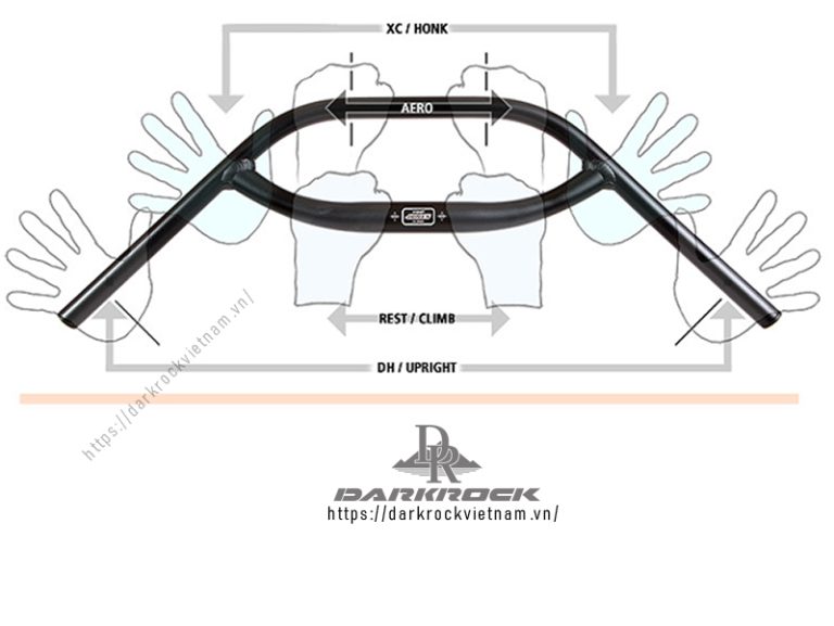 H bar Darkrock OEM - Xe đạp